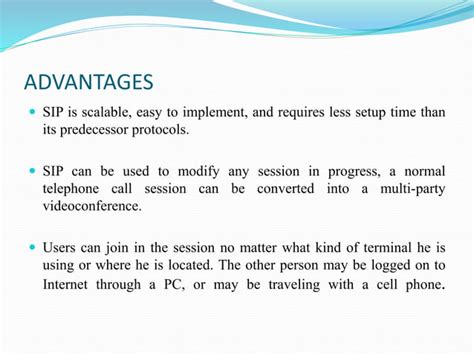 Session Initiation Protocol Pptx