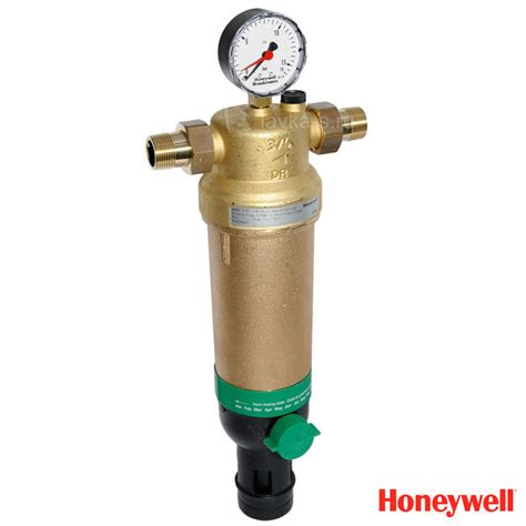 Фильтр самоочищающийся с манометром HoneyWell F76S ААM 1" для горячей ...
