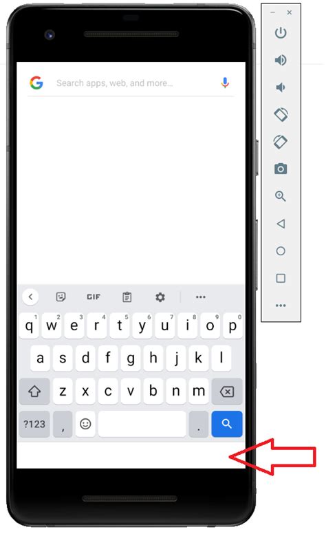 Android Virtual Device Keyboard Bottom Buttons Disappeared Stack Overflow