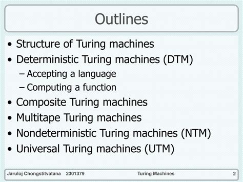 Ppt Turing Machines Tm Powerpoint Presentation Free Download Id