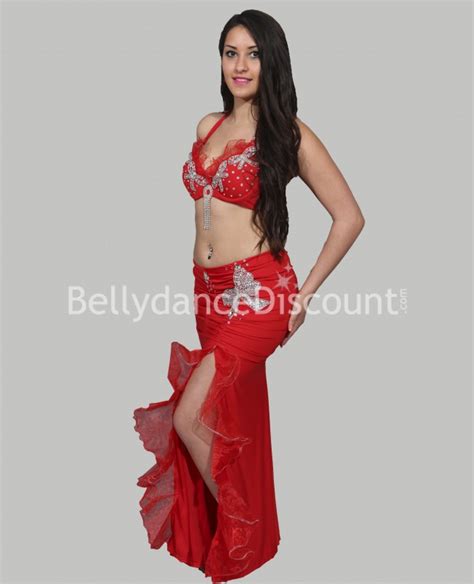 Red Belly Dance Costume
