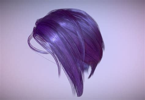 3d Model Hair Shader System For Unreal Engine 4 Plus Hair Strand