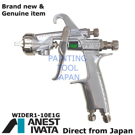 Original Anest Iwata Wider1 10e1g 10mm Gravity Feed Spray Gun Side Cup