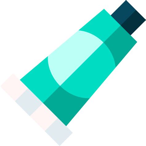 Toothpaste Basic Straight Flat Icon