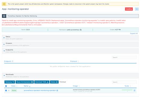 Monitoring The App Monitoring Operator Fails To Upgrade Manually Issue Rancher