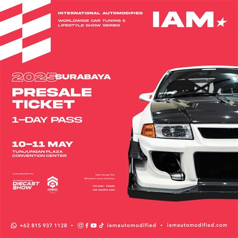 Iamsby25 Presale Single 1 Day Pass Iam Automodified