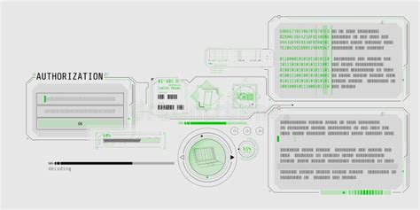 Data Decryption Program Interface With Authorization Window Stock