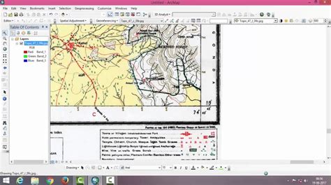 Georeferencing Survey Of India Toposheet Using ESRIs Arcgis Sample Resume Templates Remote