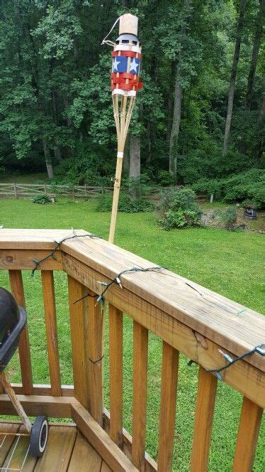 Zip Ties To Attach Tiki Torches To Deck Quick And Easy Tiki Torches Backyard Ideas For