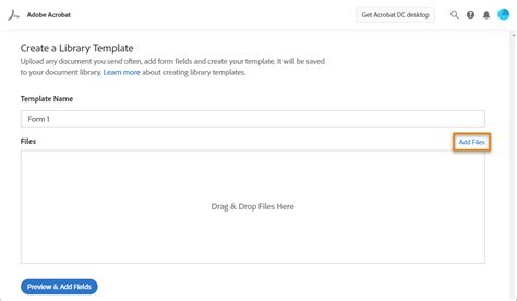 Create And Manage An Adobe Sign Template