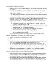 Chapter 6.docx - Chapter 6: Long term memory structure - - - Interaction: refers to the fact ...