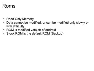 How To Flash Custom Roms PPT Operating Systems Computer Software And Applications