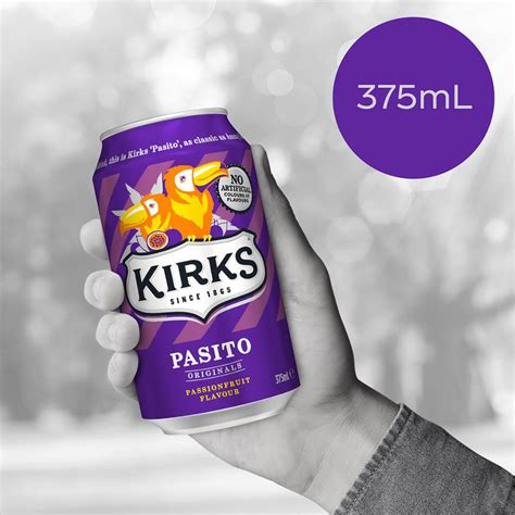 Kirks Pasito Cans 375ml 20 Pack Officeworks