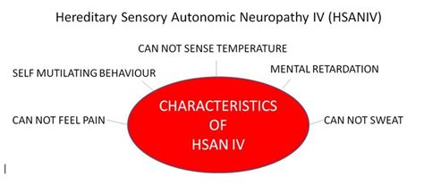 symptoms of hereditary sensory autonomic neuropathy iv a disease of