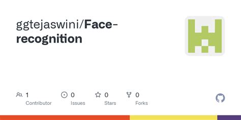 GitHub Ggtejaswini Face Recognition