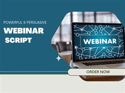 Write High Converting Webinar Script Presentation Script Virtual