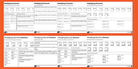 Problem Solving Involving Multiplication By Decimals Worksheets