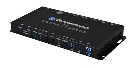 Comprehensive Launches New 3x2 Usb C Hdmi 4k Matrix Switcher With Hdmi And Usb C Av Inputs