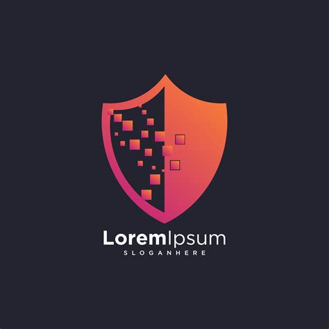 Shield Security Logo Design Vector Security Guard Symbol Icon