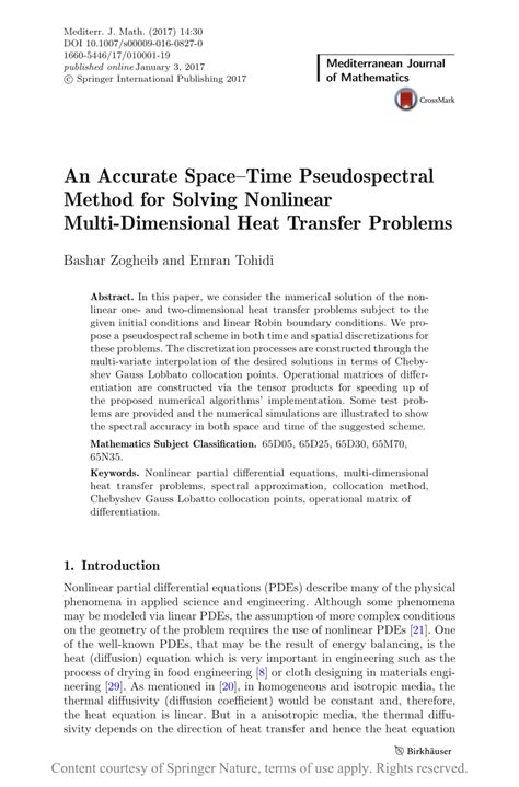 An Accurate Spacetime Pseudospectral Method For Solving Nonlinear Multi Dimensional Heat