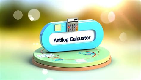 Antilog Calculator And More Calculators With Visual Way