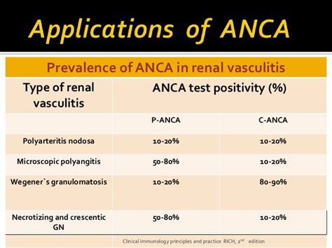 Anca Anti Neutrophil Cytoplasmic Antibodies Ancas