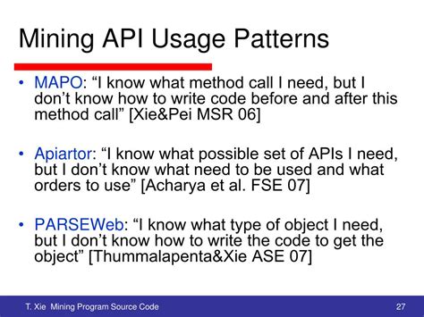 Ppt Improving Programmer Productivity Via Mining Program Source Code