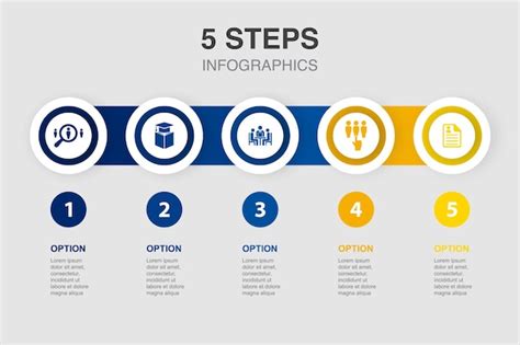 Premium Vector Hiring Education Interview Candidate Application Icons Infographic Design