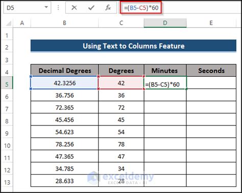 Convert Decimal Coordinates To Degrees Minutes Seconds In Excel