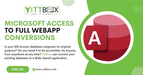 Yittbox On Linkedin Microsoft Msaccess Webapplications Database
