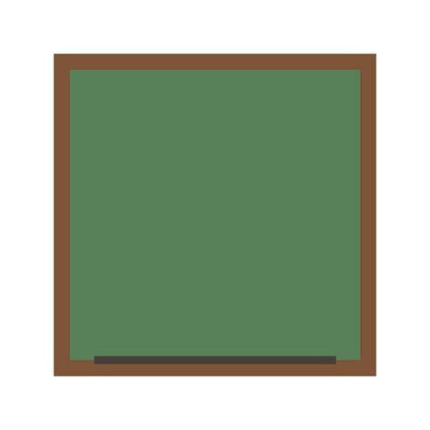 Quadro De Quadro Escolar Simples De Quadro Verde Vetor Vazio Para
