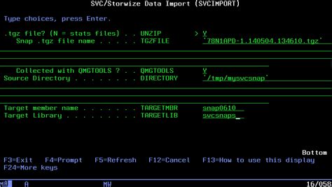 Importing SVC Storwize Performance Data Into IBM I Database Files