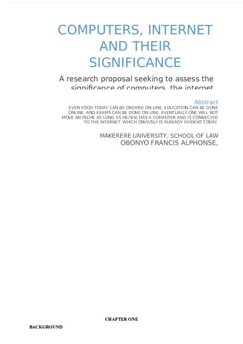 Doc The Evolution Of Computers And Their Significance