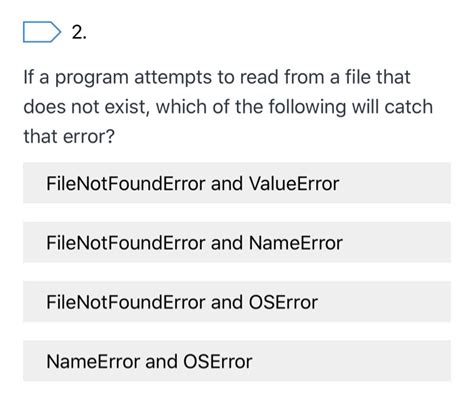 Solved D 1 A Python Program Should Use Try Statements To