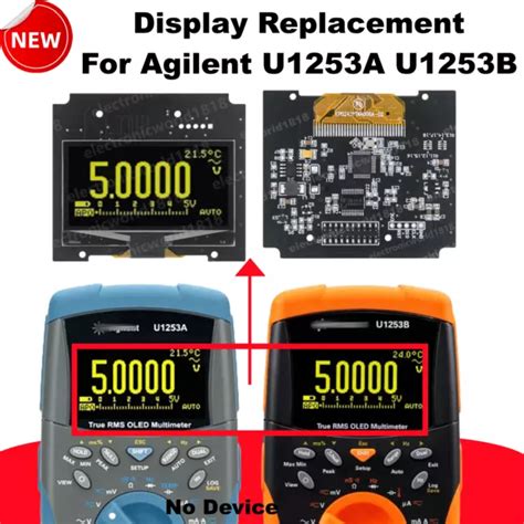 For Agilent U1253a U1253b True Rms Digital Multimeters Oled Display Screen Parts £52 43
