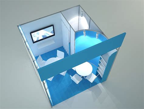 Expo Stand Octanorm 3x3m 3d Model Cgtrader