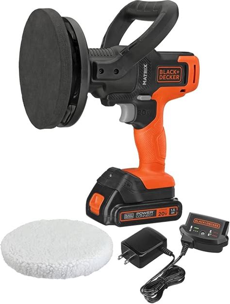 Blackdecker Matrix 20v Max Battery Powered Buffer Kit Orange Bcbmt120c1ff Firstoutils