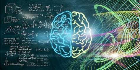 Premium Photo Abstract Colorful Brain Background With Mathematical