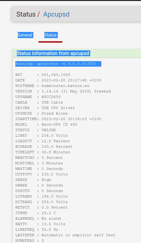 apcupsd widget not working after pfsense update to v 23 01 netgate