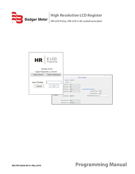 Badger Meter Hr Lcd Pulse Hr Lcd 4 20 Operating Manual
