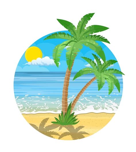 Palm Tree Beach Clipart Beach Sunset Palm Tree Images Browse