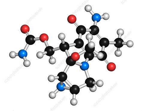 Mitomycin C Cancer Drug Molecule Stock Image F0129232 Science
