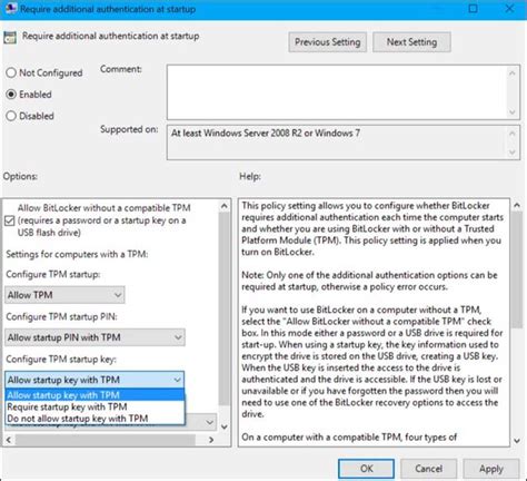 tpm bitlocker