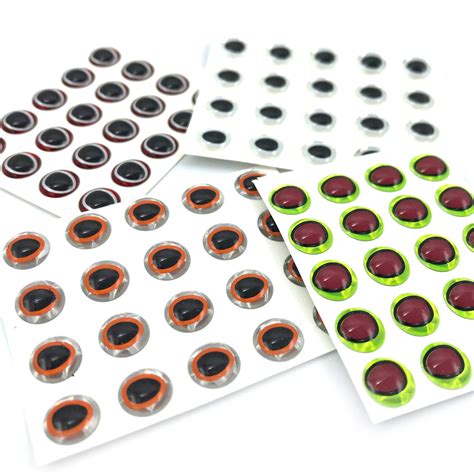 Oval Pupil 3d Adhesive Eyes Fly Artist