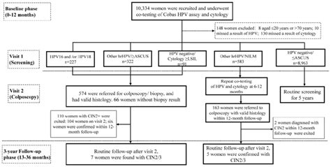 Flow Chart And Study Design Abbreviations Ascus Atypical Squamous
