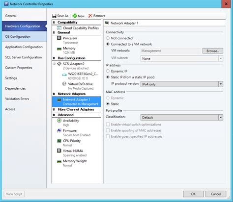 working with vnic consistent naming in system center 2016 tp3 vmm