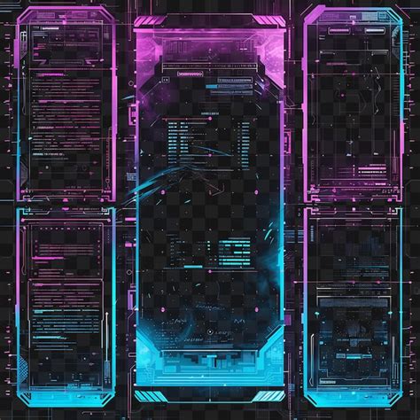 Premium Psd Design Of Cyberpunk Netrunner Tournament Panel Design