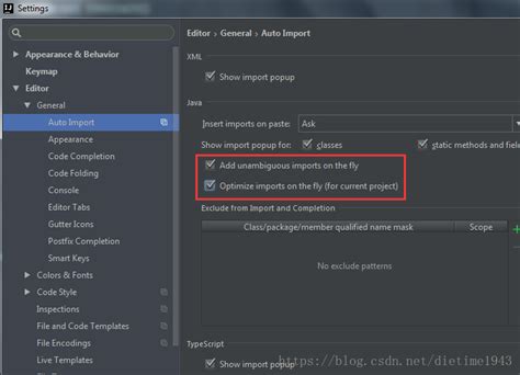 intellij idea 自动导入包 关闭重复代码提示 idea怎么关闭自动导包 csdn博客