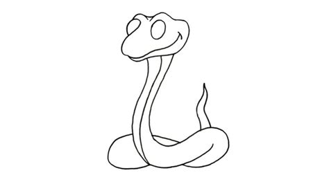How To Draw A Snake Step By Step Hand Of Art