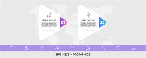 2 단계 레이블인 인포그래픽 삼각형입니다 벡터 템플릿은 다이어그램 비즈니스 배너 워크플로 레이아웃 프레젠테이션 순서도 그래프에 사용됩니다 광고에 대한 스톡 벡터 아트 및